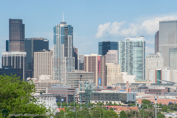Skyline of Denver in the Spring – Neil Corman Photography