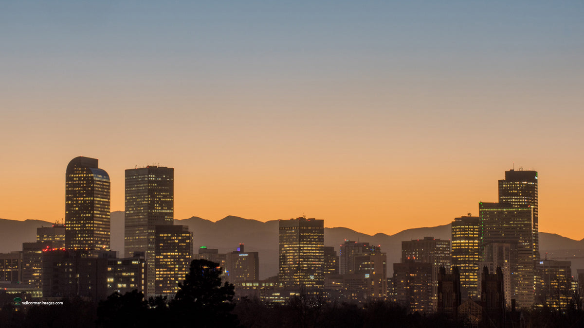Denver Sunset Background – Neil Corman Photography